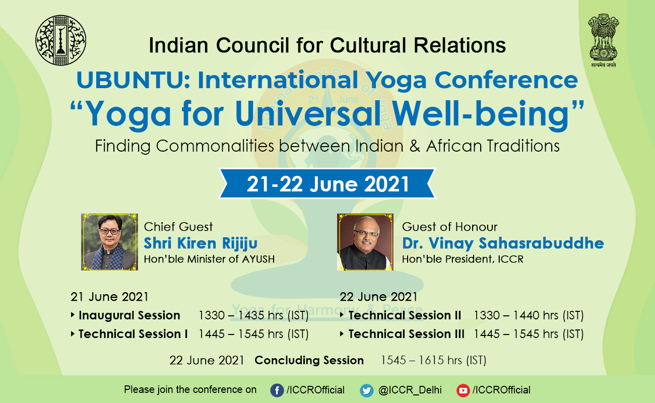 UBUNTU: International Yoga Conference - News | High Commission of India ...